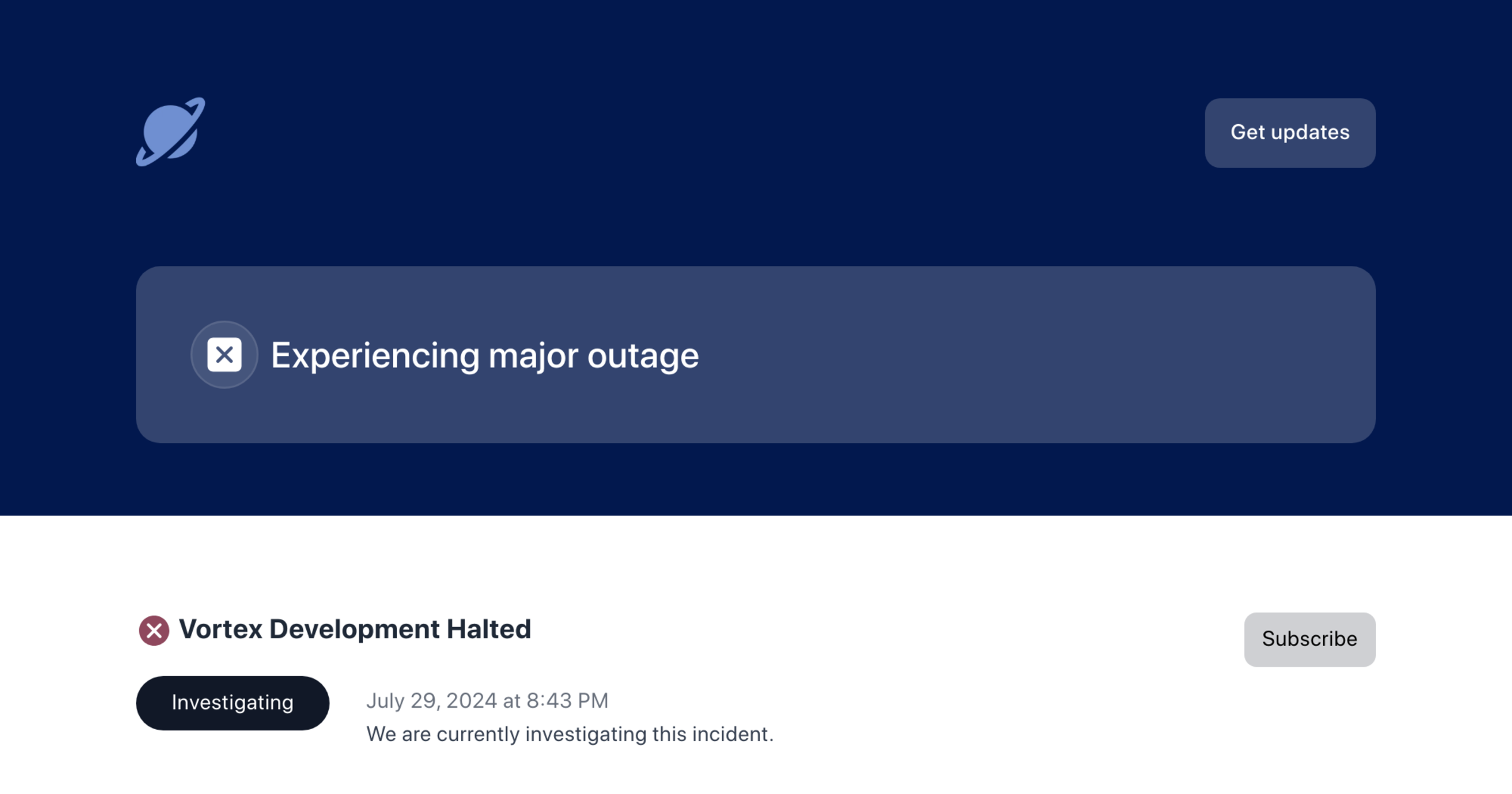 Vortexbot.xyz's Status